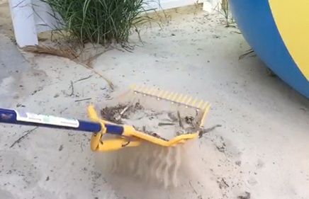 Shake'n Rake, Motorized Operation, Carbon Pole