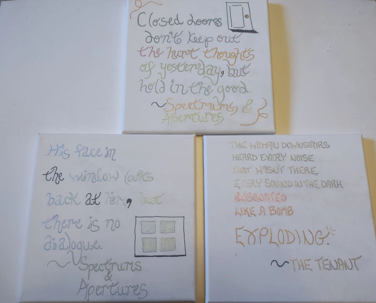 Personalized Hand Lettering Canvas