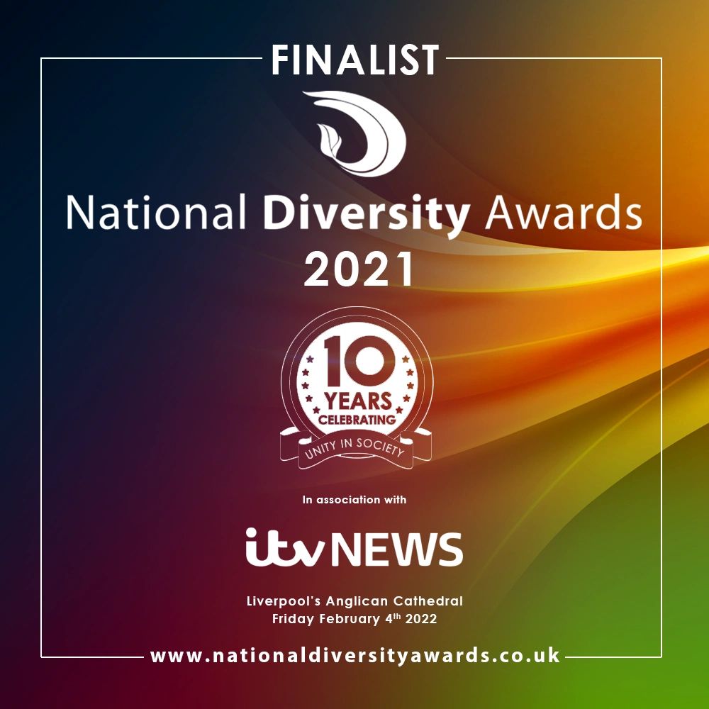 We Are a Finalist for the National Diversity Awards!