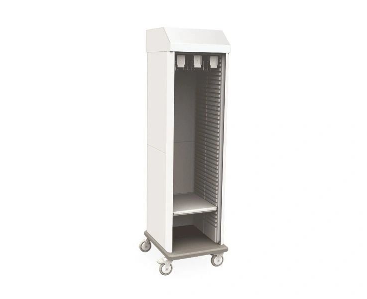 Catheter Storage Cabinet | Mobile w/Tambour Door