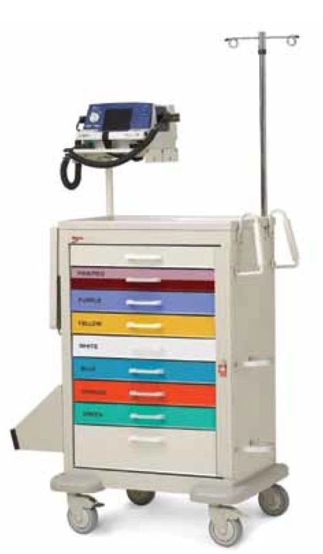 Basix Pediatric Code Response Cart
