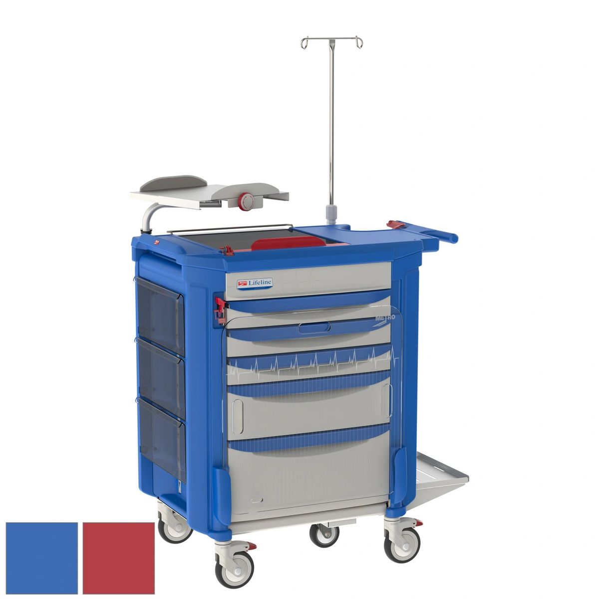 LECCRP5 Lifeline Crash Cart