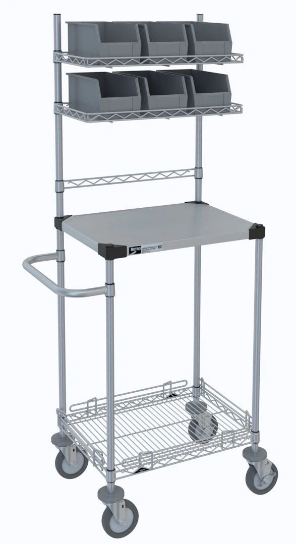 Mobile Task Station w/Galvanized Steel Top