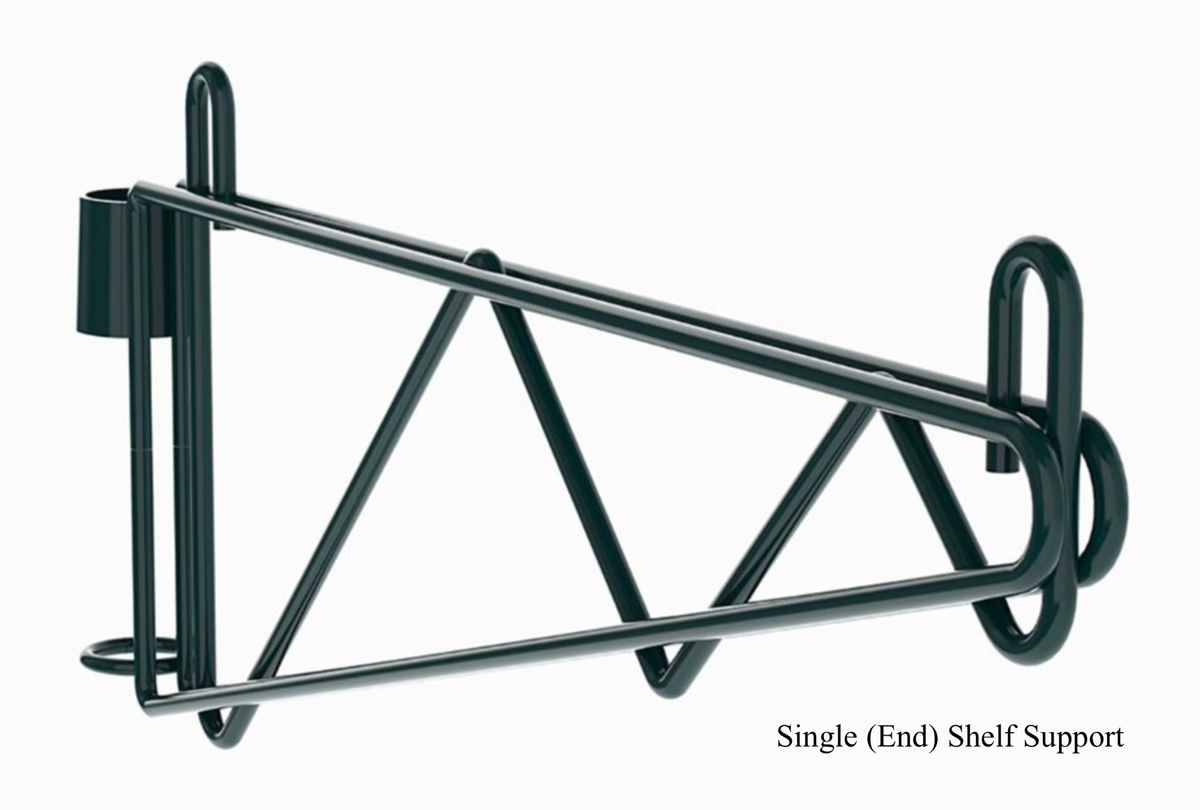 Single & Double Post Mount Shelf Supports | Metroseal 3 (Green ...