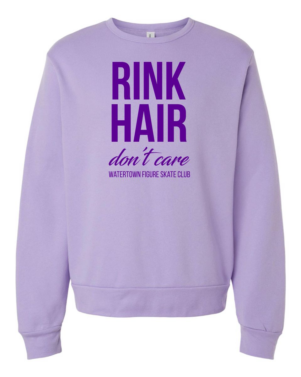 Rink Hair BELLA + CANVAS Unisex Sponge Fleece Classic Crewneck Sweatshirt