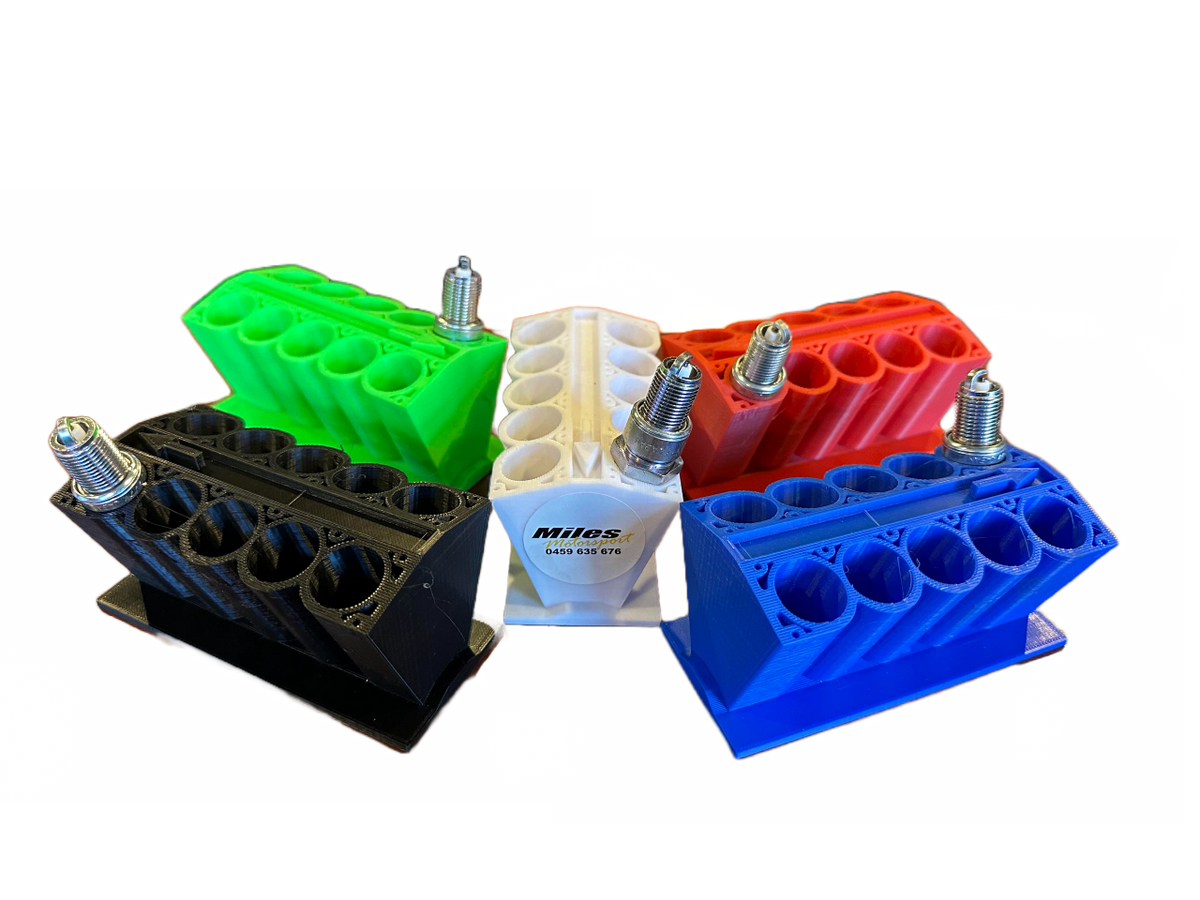 Engine Block Spark Plug Holders