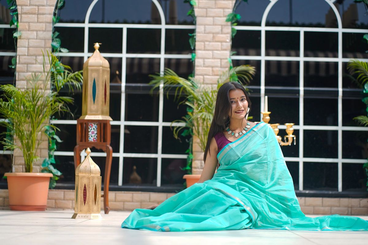 Maheshwari Honnesha Handloom Saree