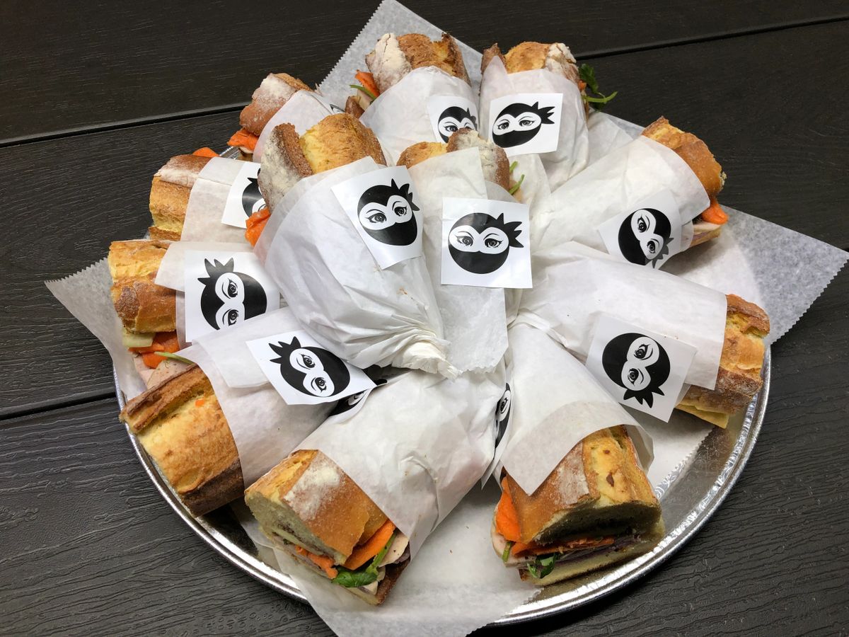 Dozen (12) mini Traditional Pork Paté Banh Mi Sandwich