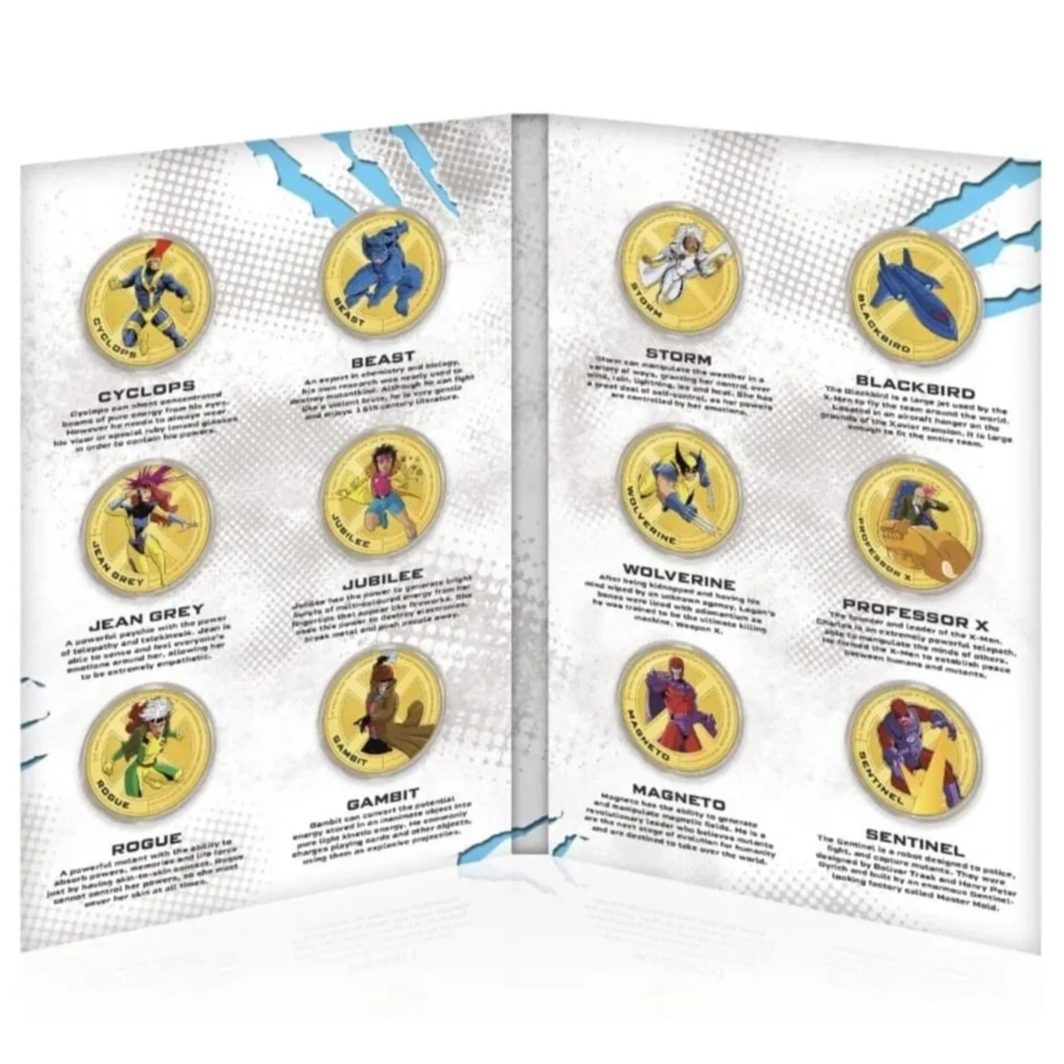 Marvel X-Men Commemorative Official 12-Coin Complete Collection Set ...