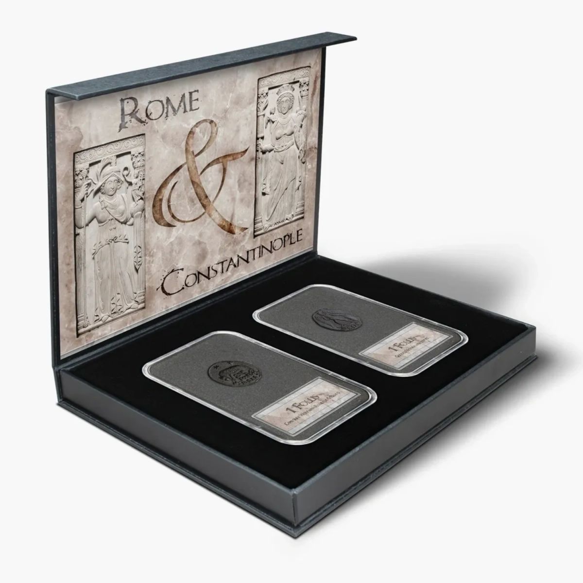 Rome And Constantinople The Old And New Capital of Roman Empire 2 Coin ...