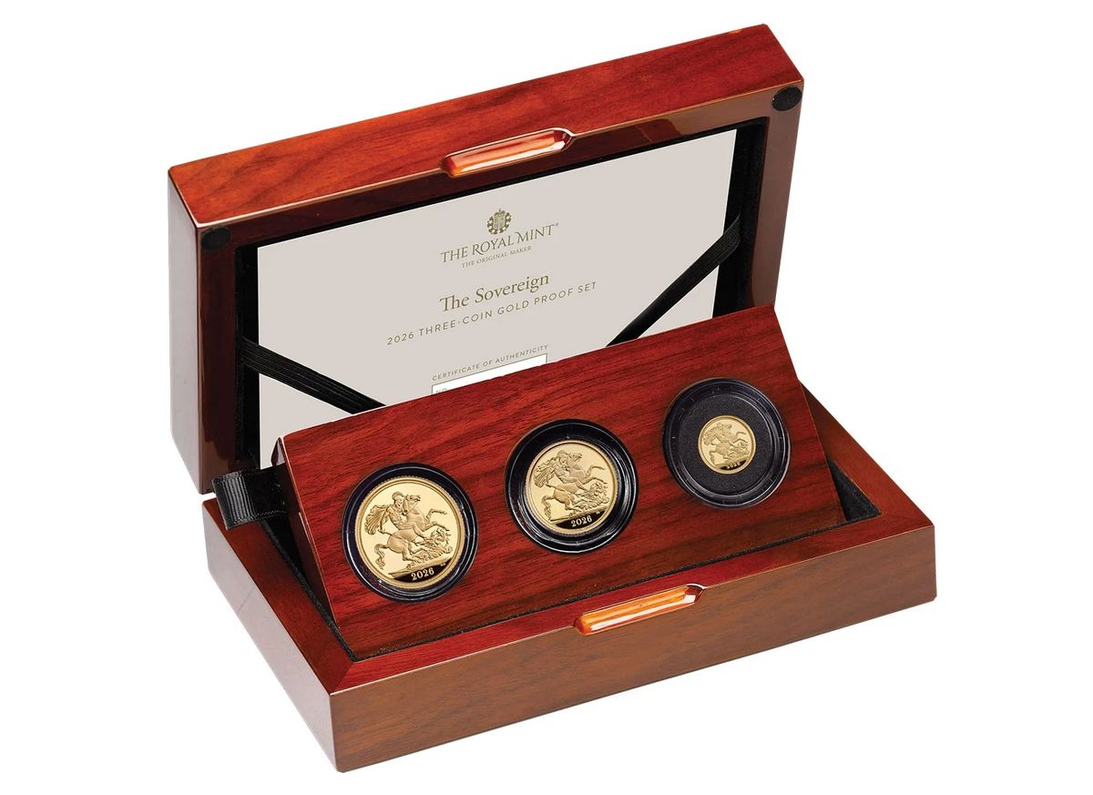 The Sovereign 2026 Three-Coin Gold Proof Set 500th Anniversary And The ...