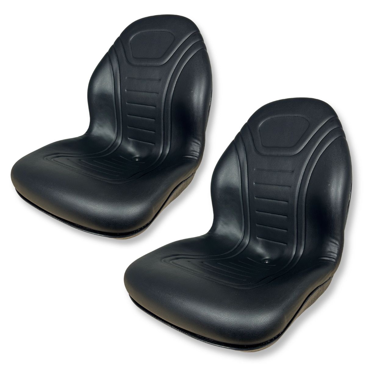 TRAC SEATS Black TS-21 Seats for John Deere Gator M-GATOR A2, RSX, XUV ...