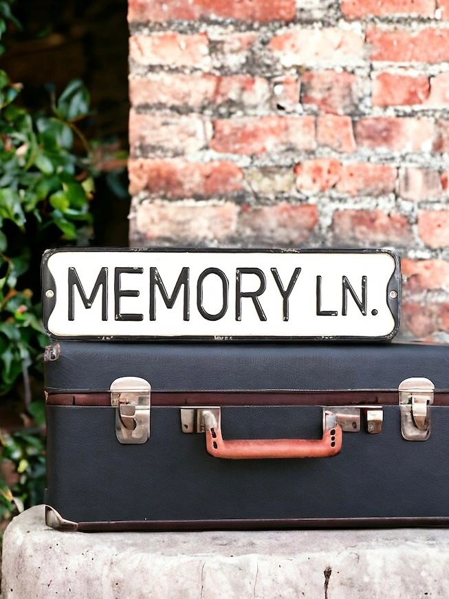 Memory Lane Street Sign