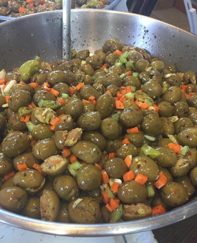 Cracked Sicilian Olives