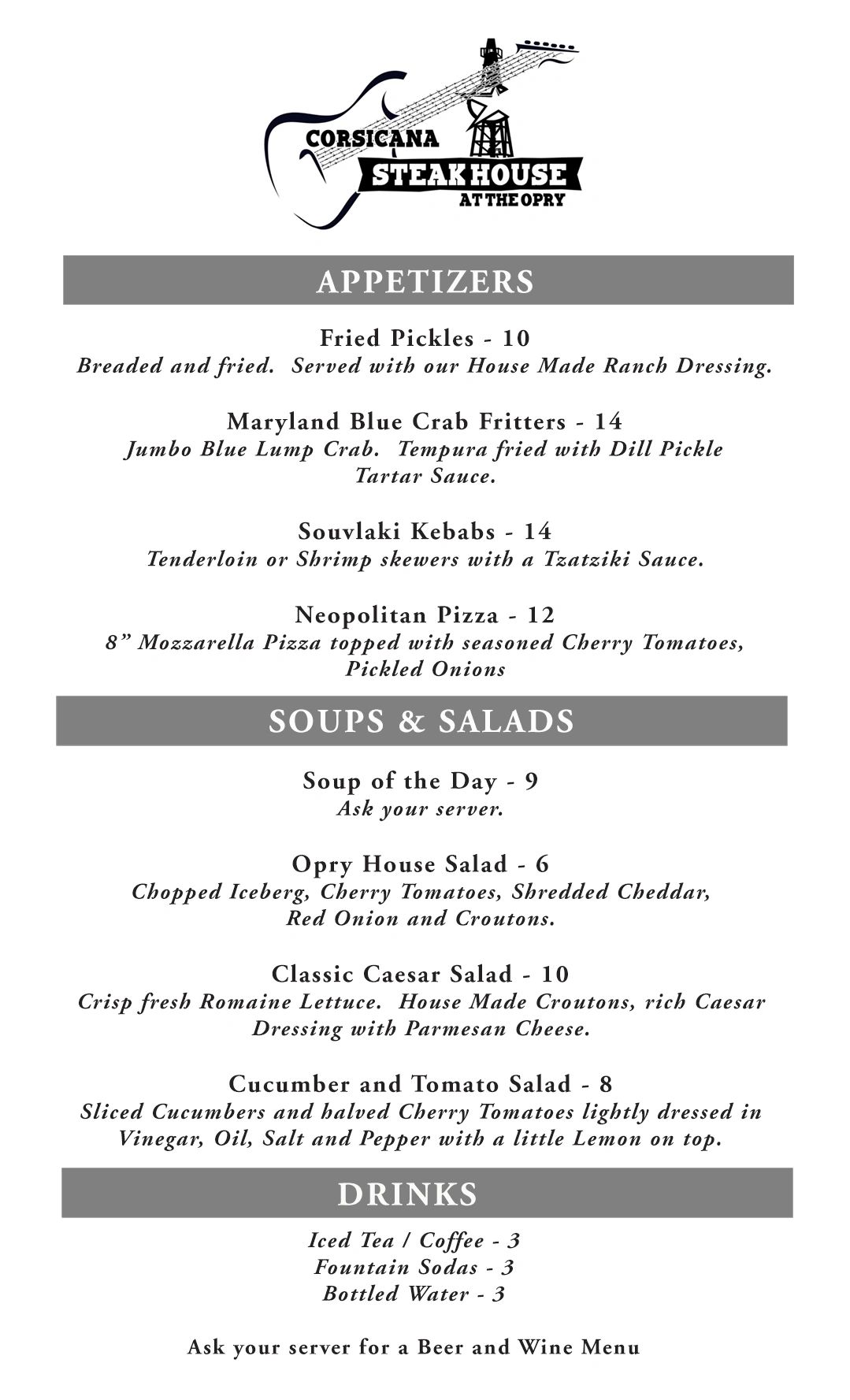 Corsicana Steakhouse