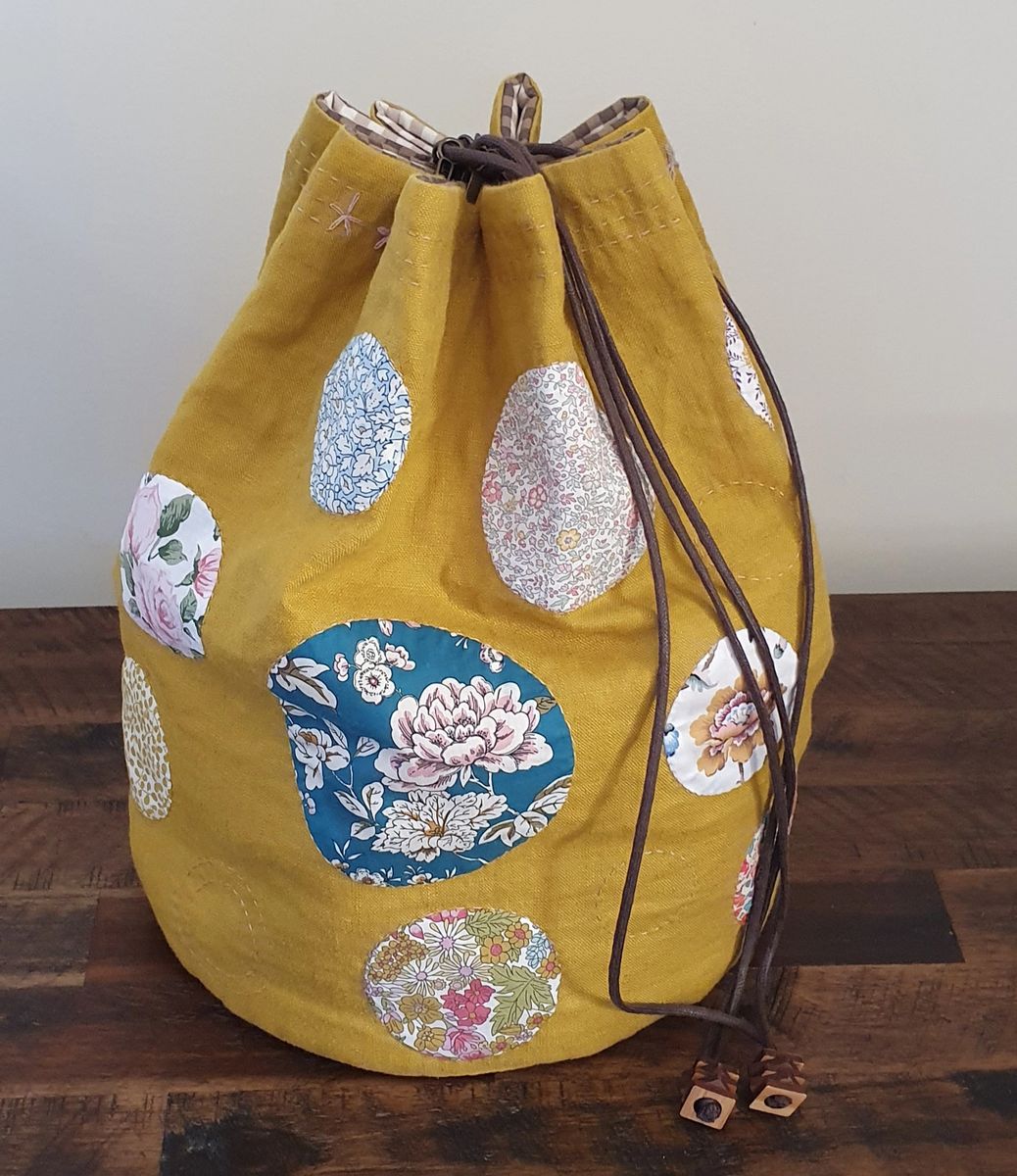 Liberty and Linen Dilly Bag PDF pattern - FREE