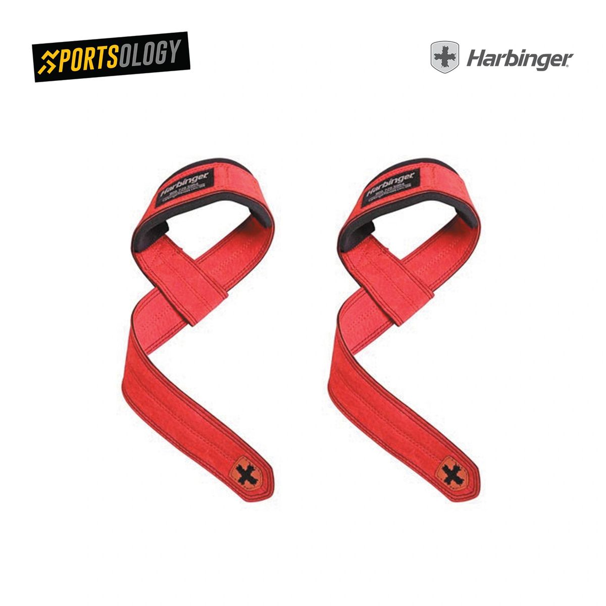 Harbinger Padded Leather Lifting Straps