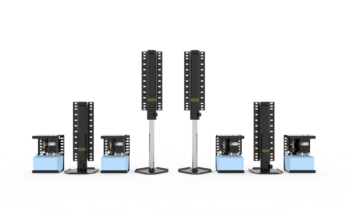 Class-A Diesel Pusher Quad Pump Automatic Leveling System (Weld-On)(AKQ ...