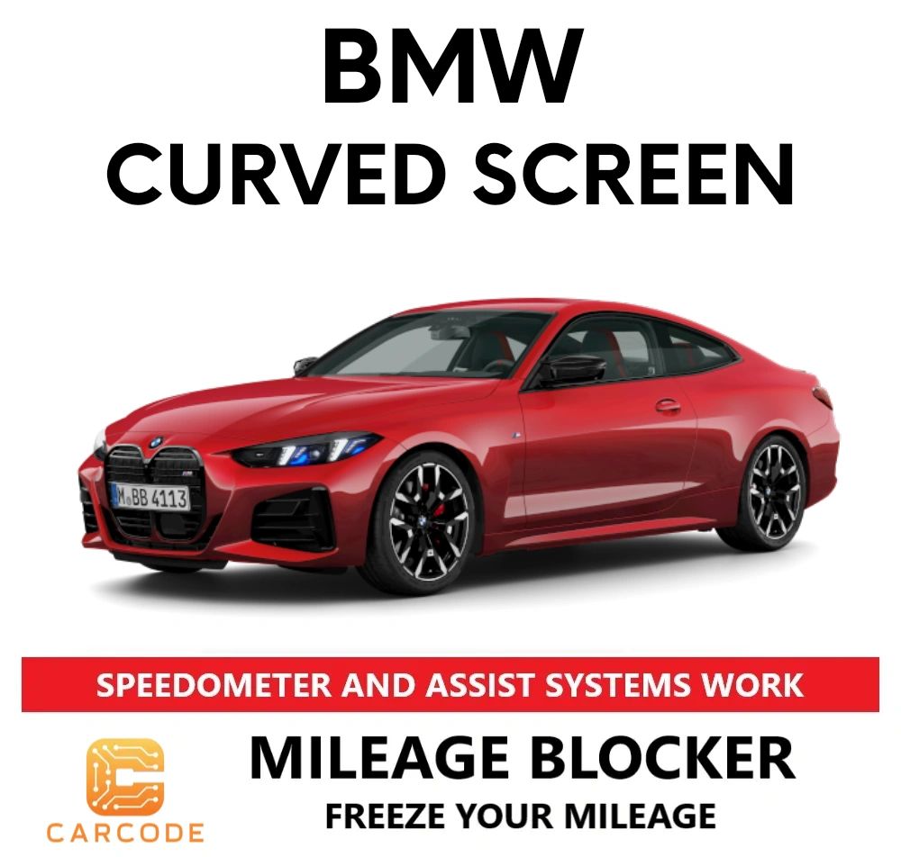 BMW Curved Screen Mileage Blocker
