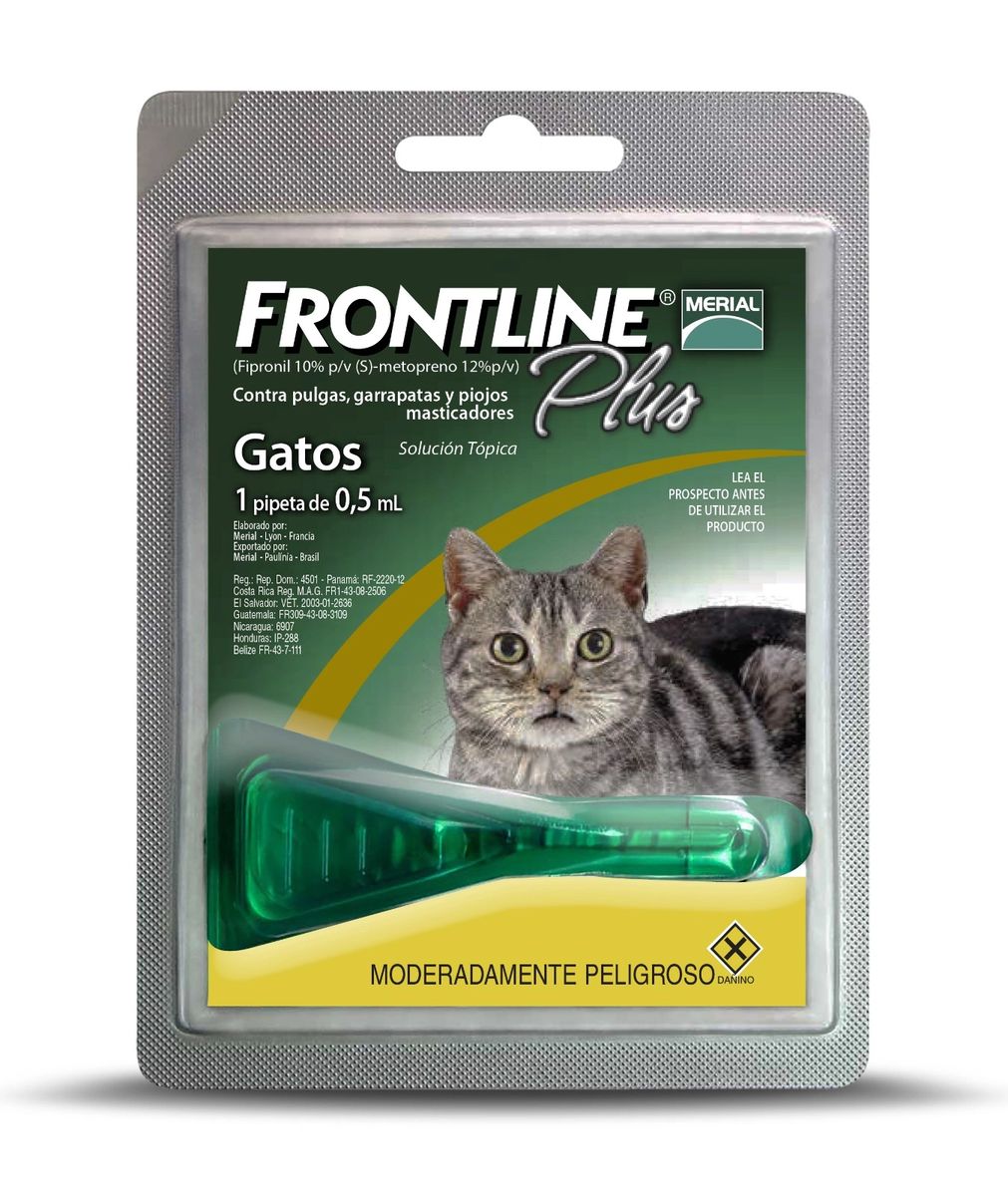 FrontLine® | Plus™ | Pipeta | Gatos | 0.5 ML. | Boehringer™