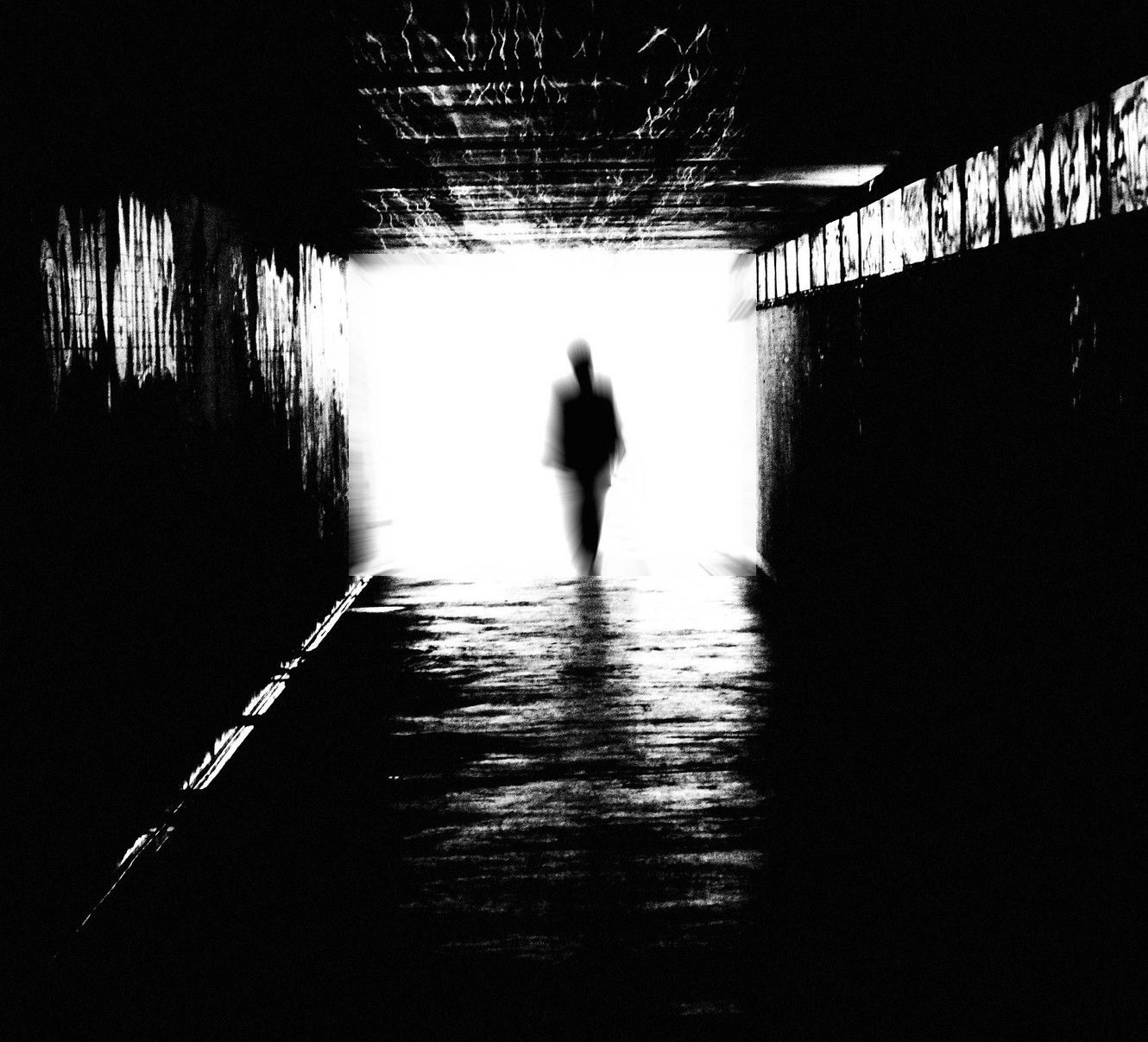 The shadow man in the corner