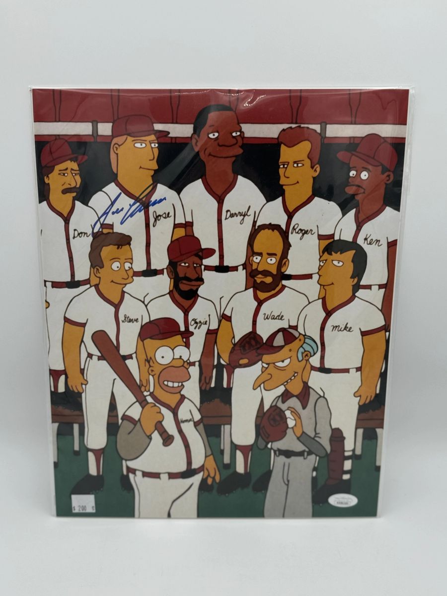 Jose Canseco Signed "The Simpsons" 11x14 Photo