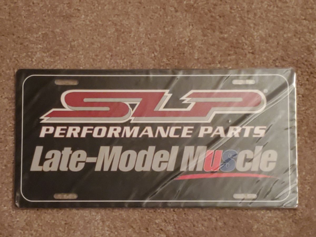 SLP PERFORMANCE PARTS LICENSE PLATE