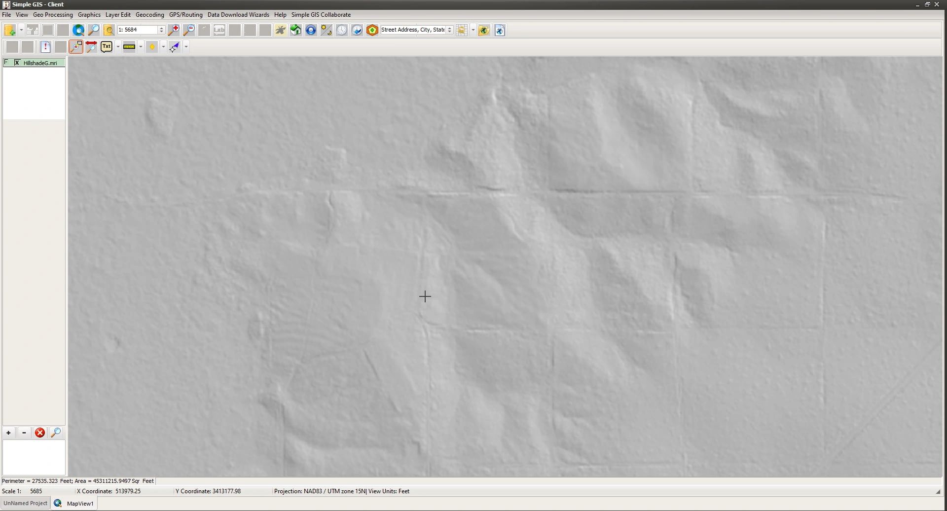 Creating Hillshade Imagery In Simple Gis Client