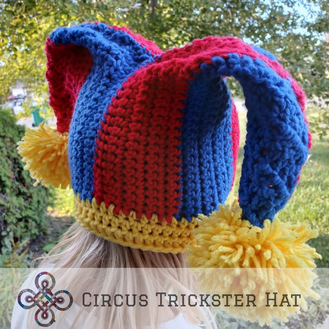 Circus Trickster Hat for Children - Free Crochet Pattern