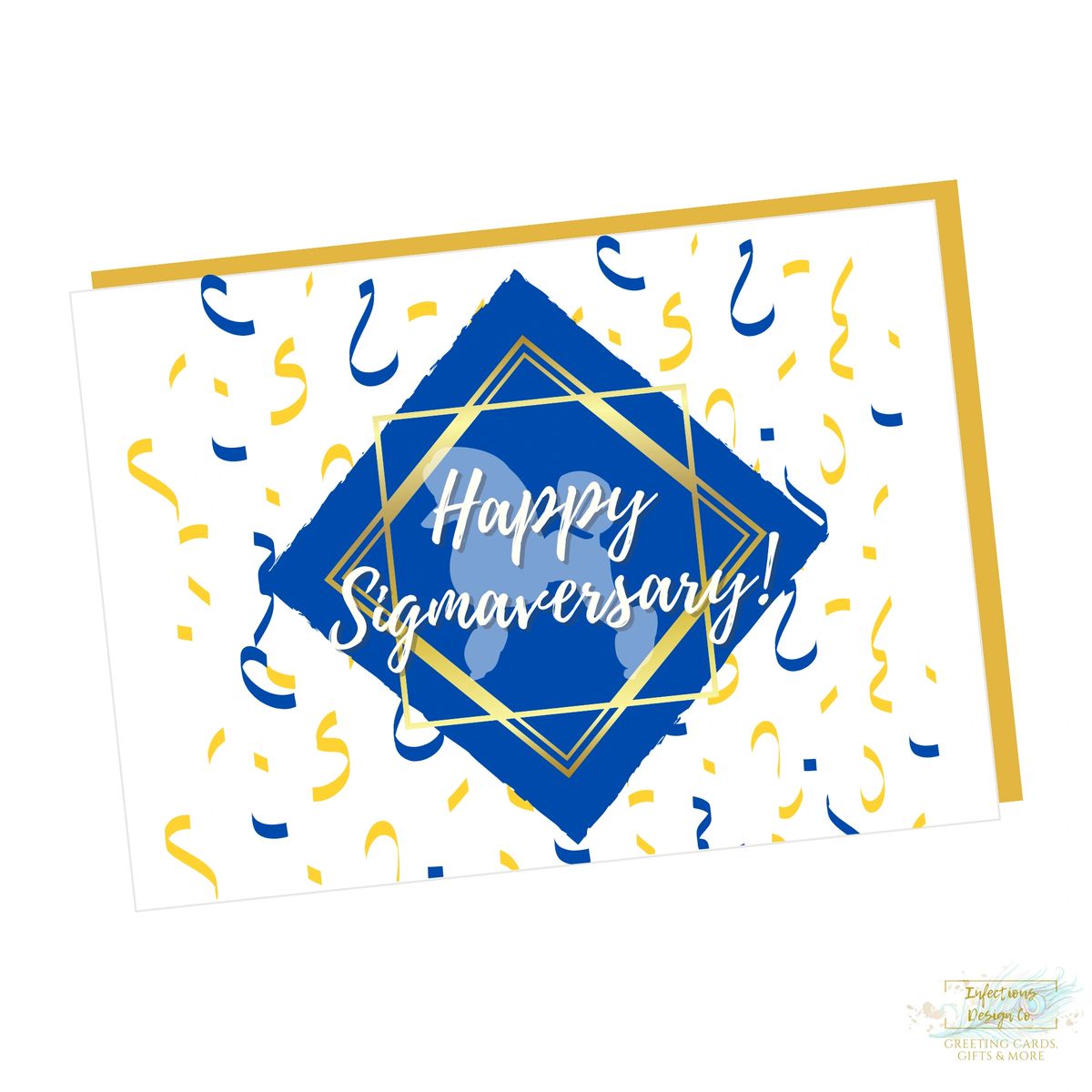 Happy Sigmaversary, greek sorority anniversary greeting card