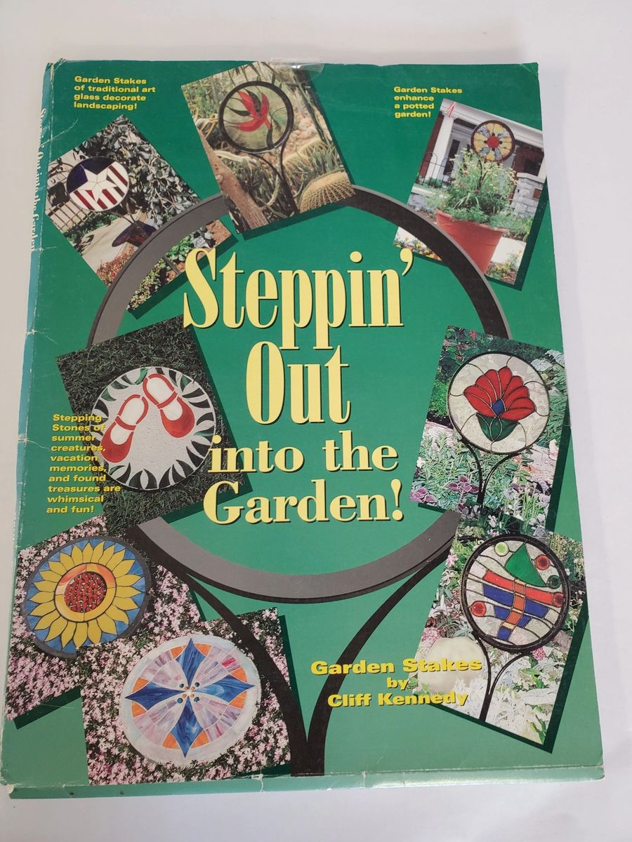 Steppin' Out into the Garden! stained glass book