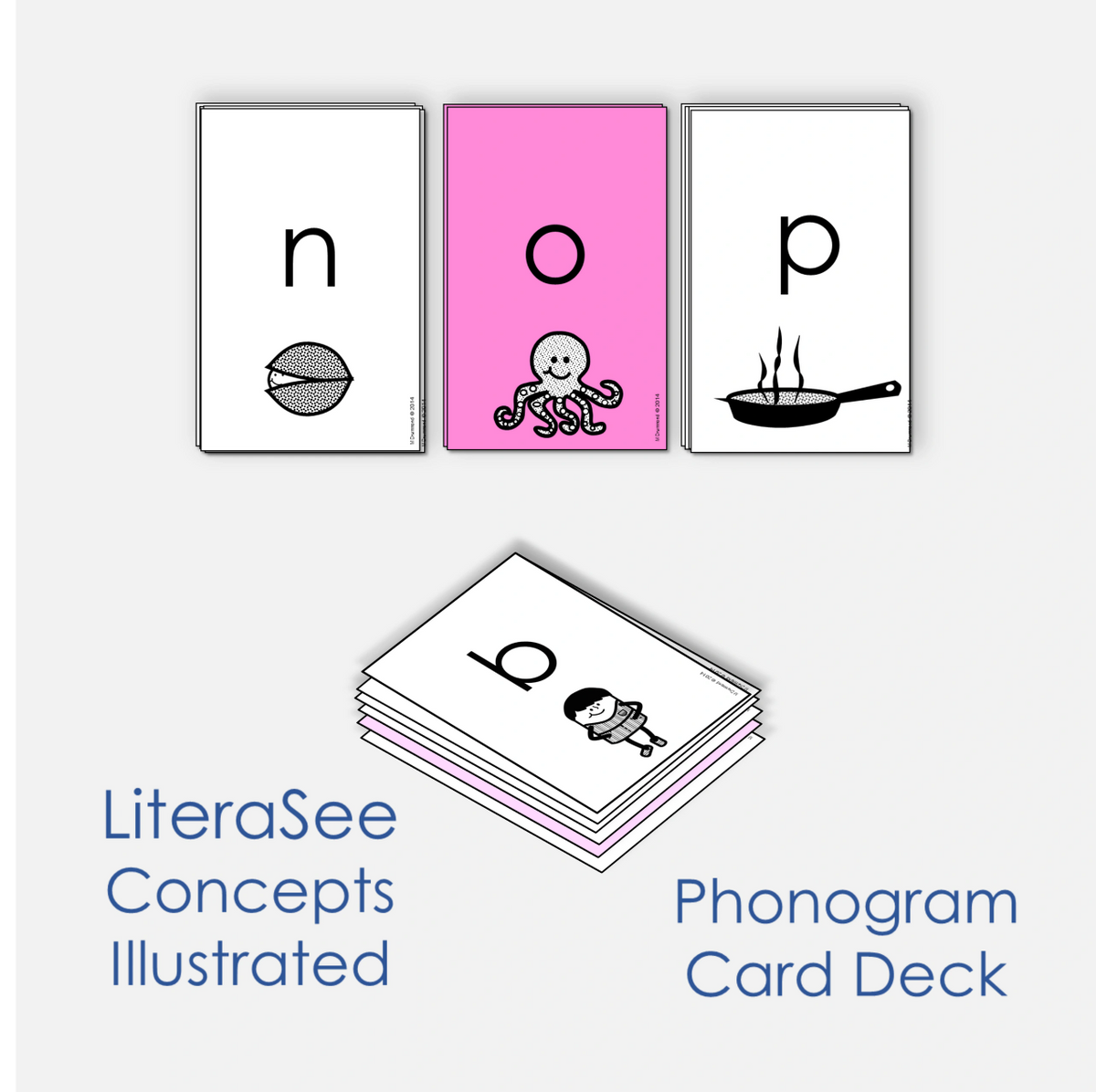 LITERASEE'S PHONOGRAM CARD DECK plus a download for advanced phonograms