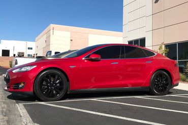 Tesla Wheel Powder Coating in Las Vegas - Snail Motorsports | Snail ...