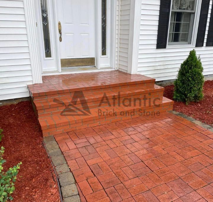 Rebuilding Brick Steps with a Professional Mason