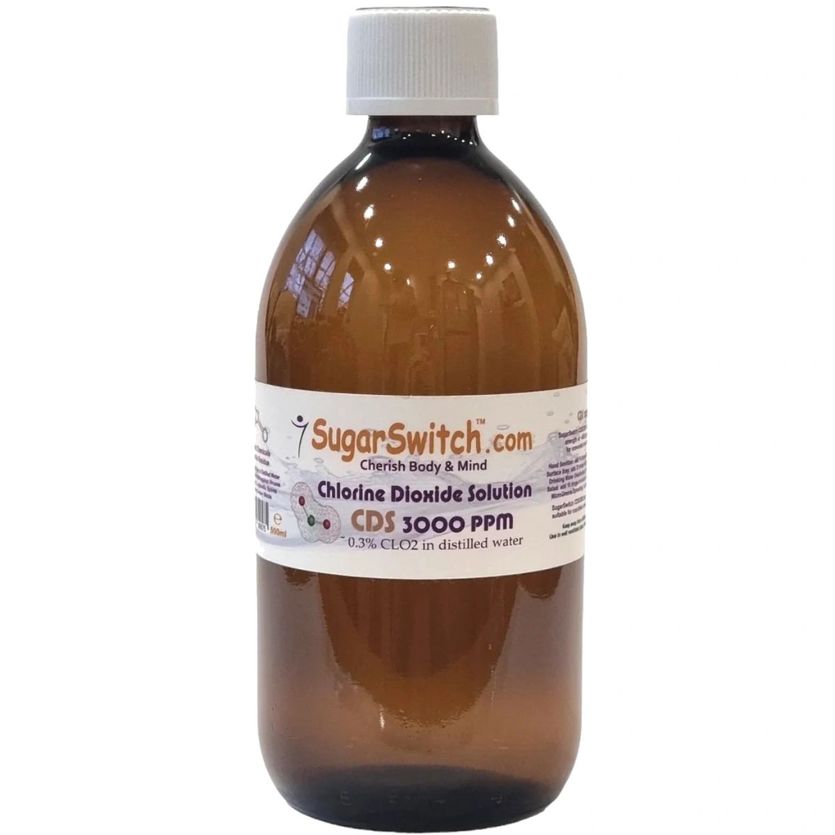 CDS 3000 Chlorine Dioxide Solution ~0.3% (500ml)