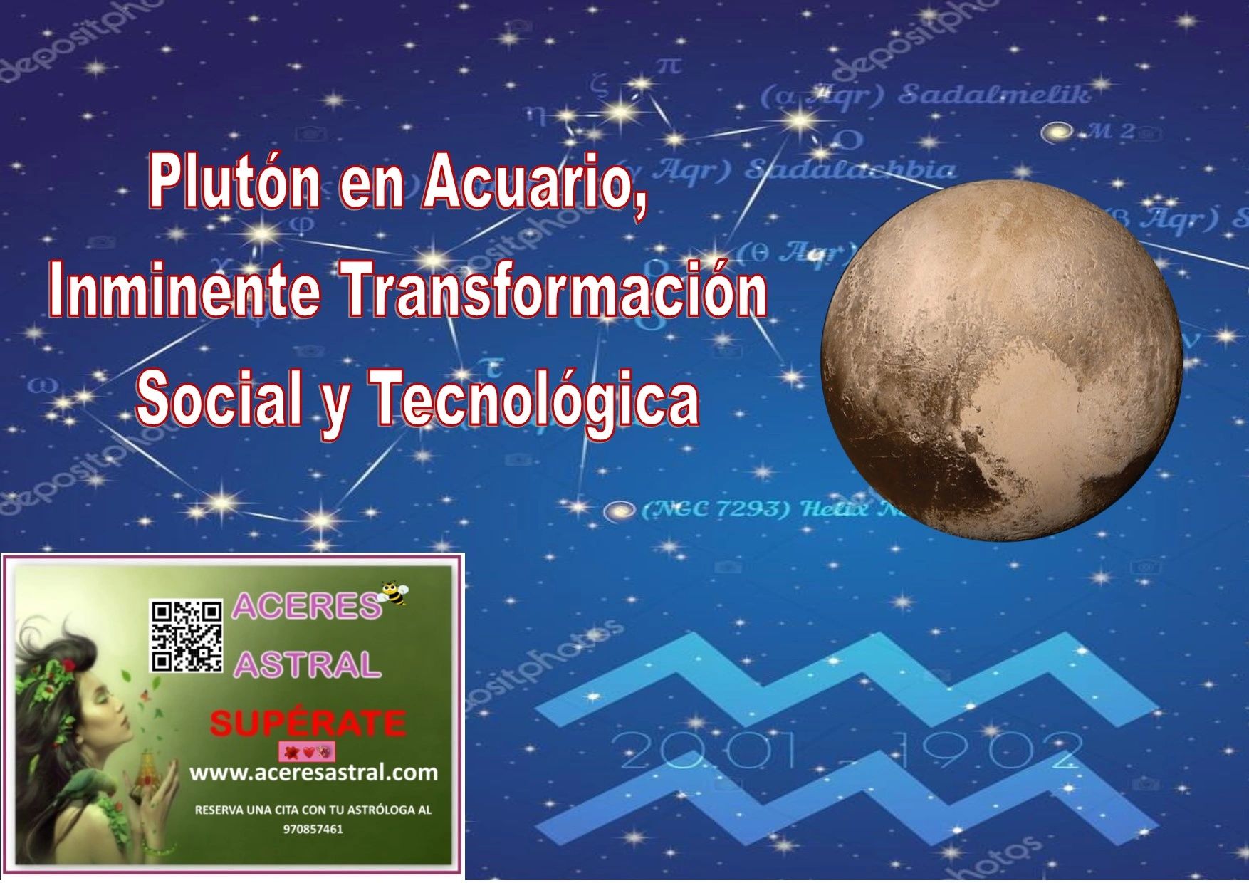 Plutón en Acuario, Inminente Transformación Social y Tecnológica
