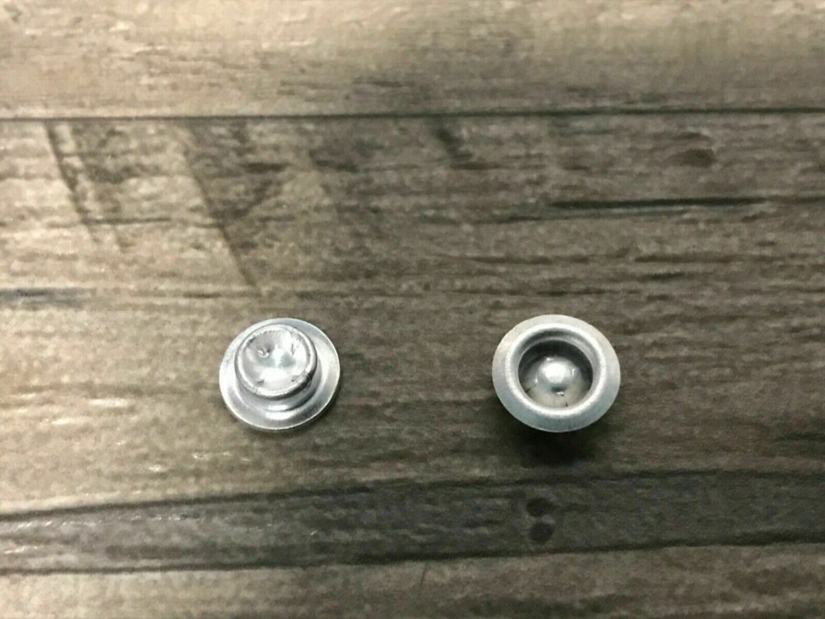 firewall cowl trim tag data plate rivets fits Chevy Camaro Chevelle 2pcs