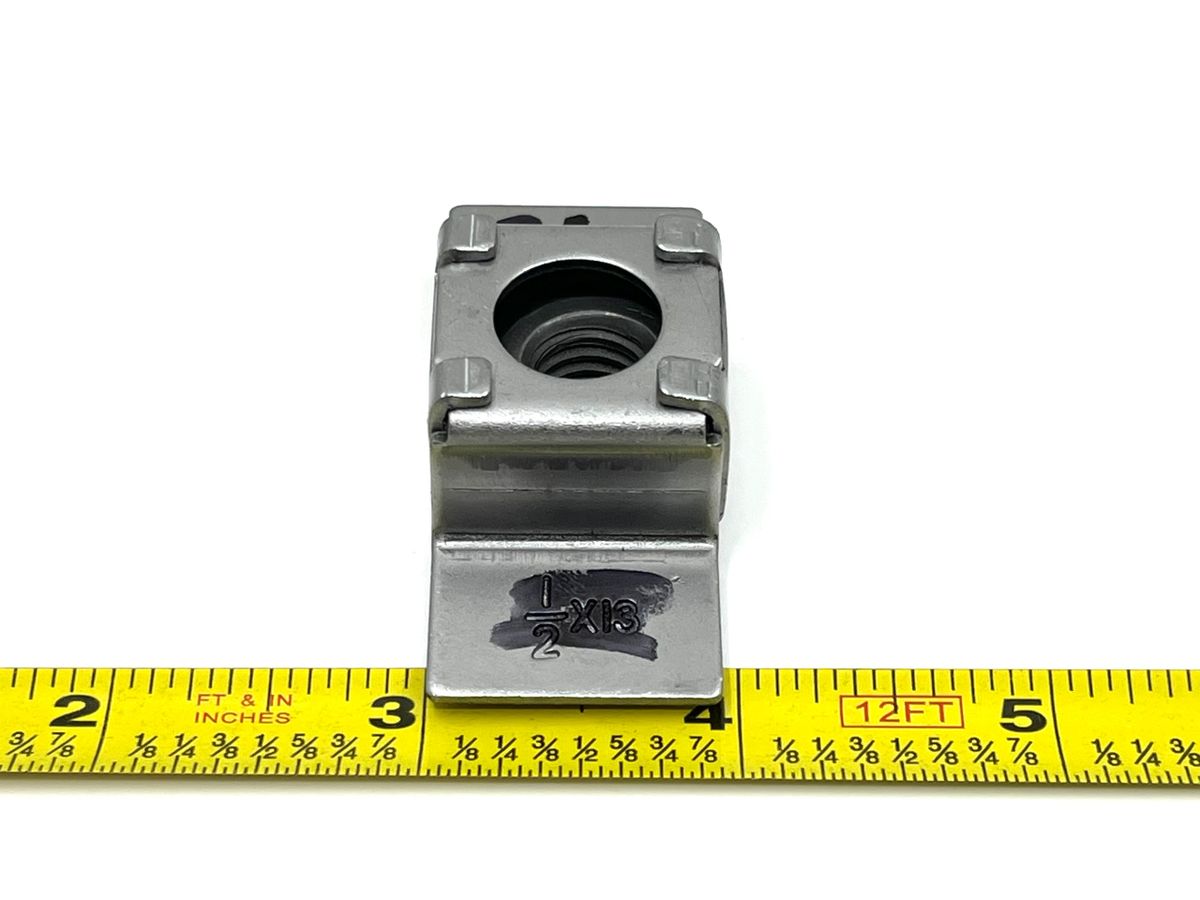 7/16-14 weld in steel cage nuts retaining floating nut - 2pcs