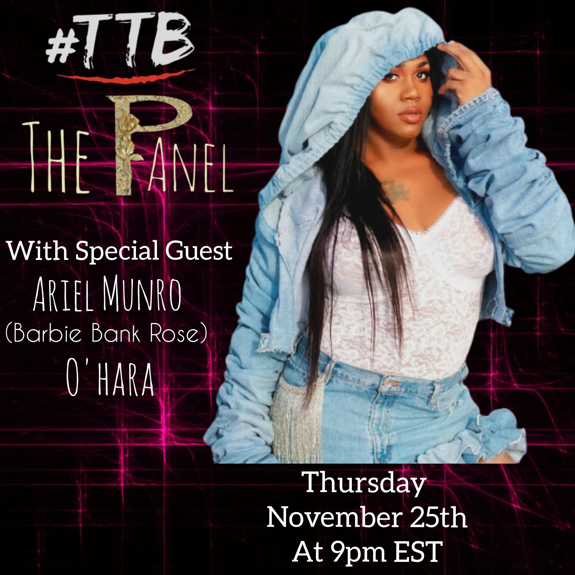 Fashion Designer Ariel O'Hara Will Appear On #TTB's "The Panel"