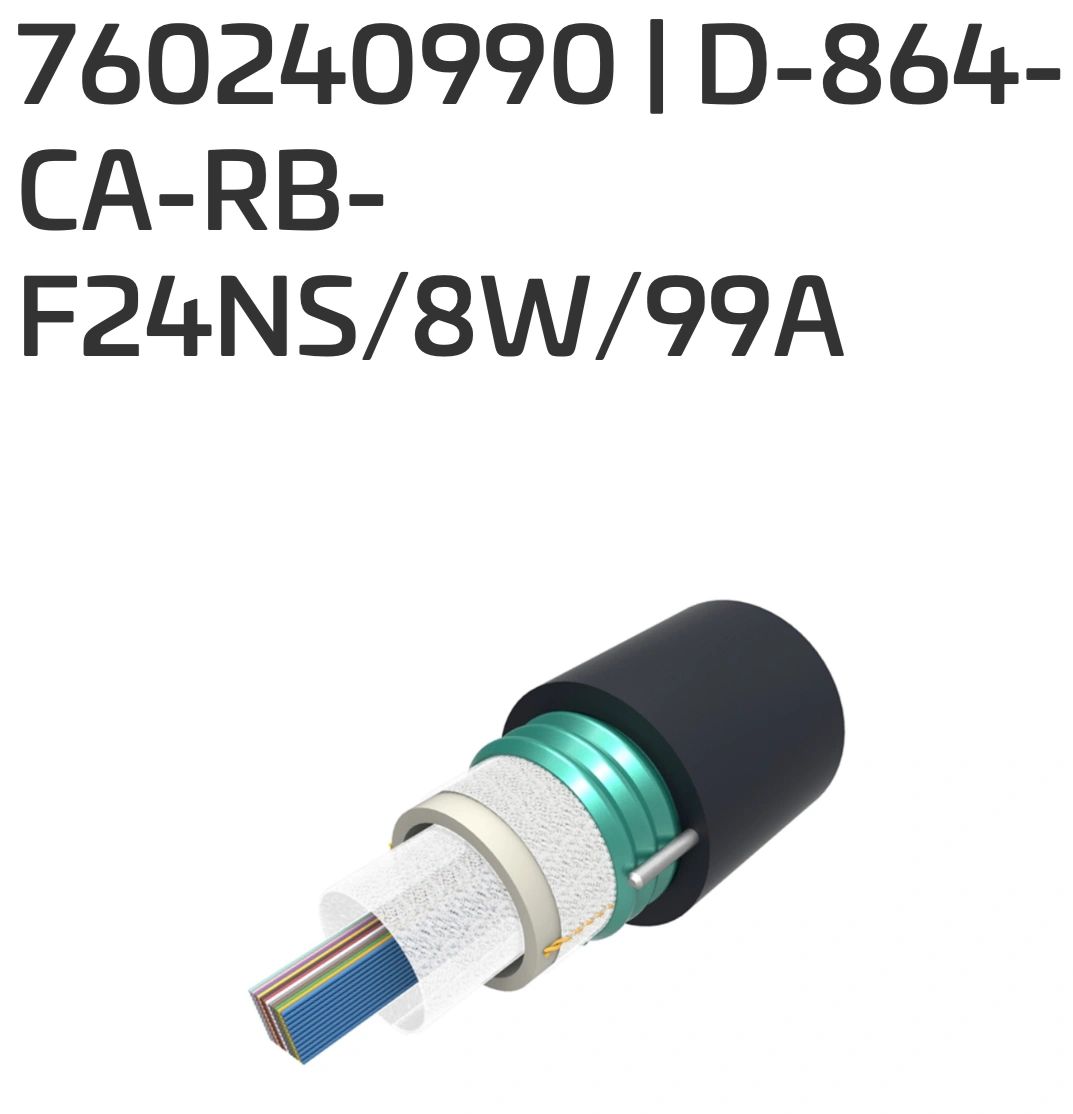 Commscope 864 Count Outdoor Armored Ribbon Singlemode Fiber
