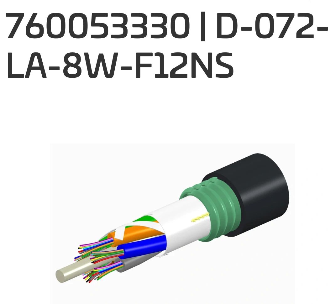 Commscope 72 Count Armored Outdoor Fiber OSP cable, TeraSPEED