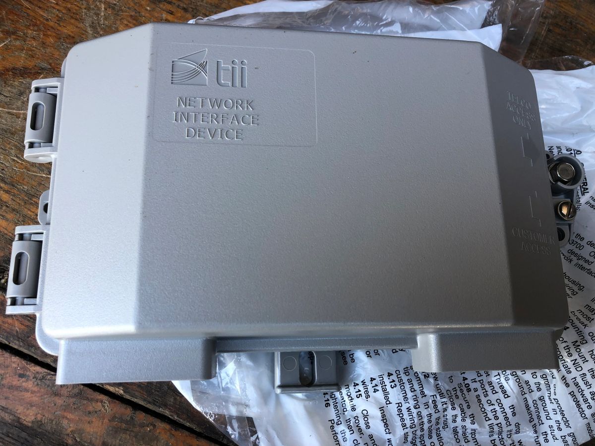 Quantity 15) NID TII Technologies Three Line Network Interface Device ...