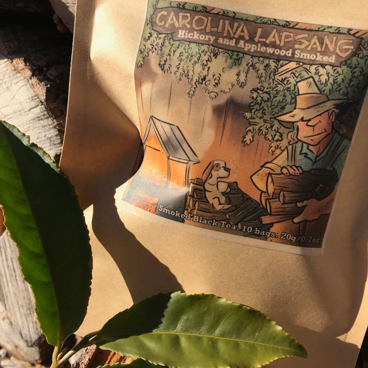 Carolina Lapsang Hickory & Applewood Smoked. 100% American Grown Tea!