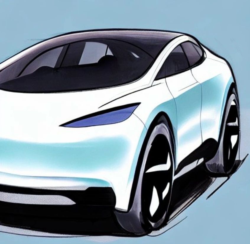 Concept Art for Tesla Compact