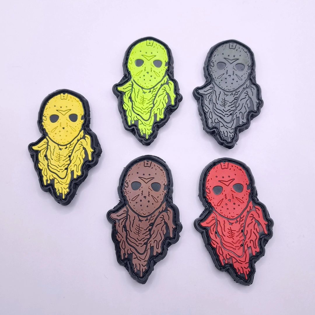 Jason Voorhees Velcro Backed PVC Morale Patch (5 Colors Available)