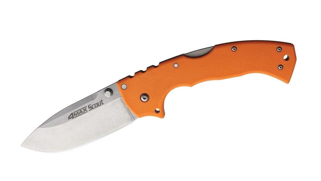 Cold Steel 4-Max Scout - Orange Griv-Ex (CS62RQORSW) AUS10A