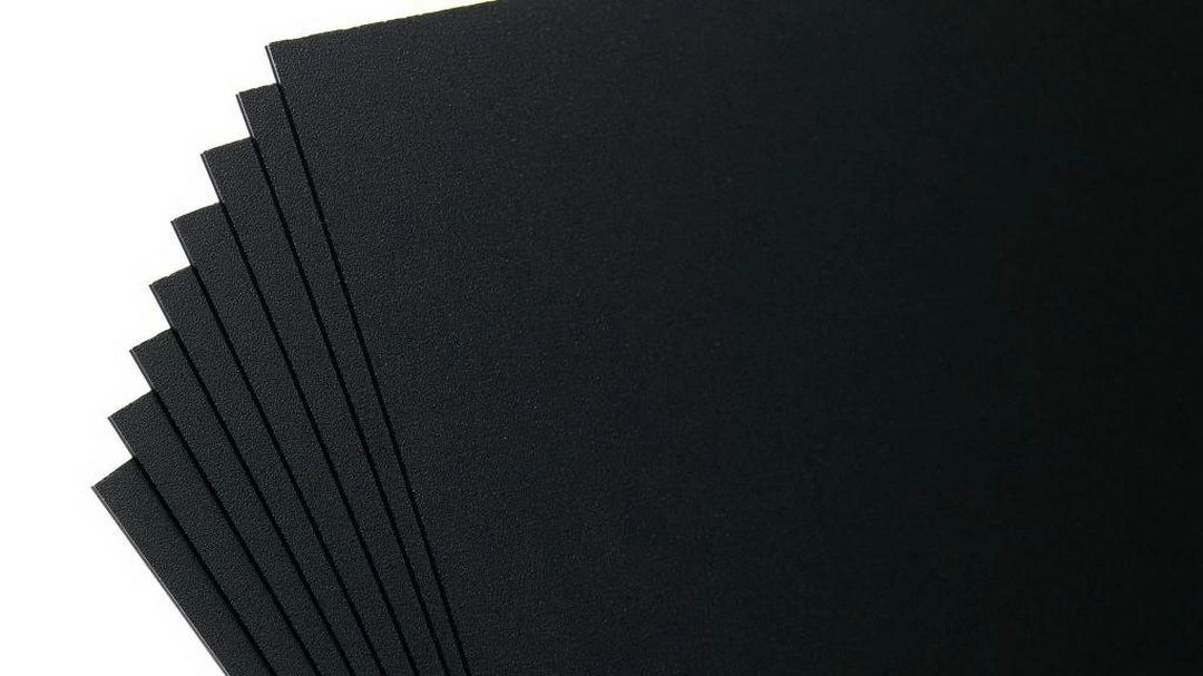 Kydex - Black 52114, P3 Velour Matte (.060) 12" x 12" Sheet