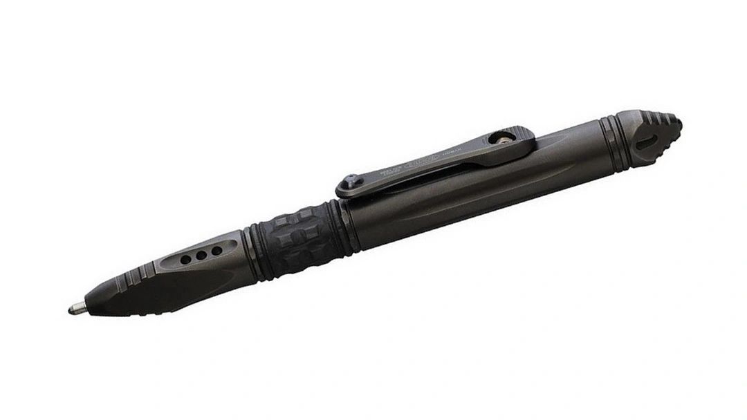 Microtech Kyroh Mini Bolt Action Pen - Titanium w/CF (MCT403MTISPTRI)