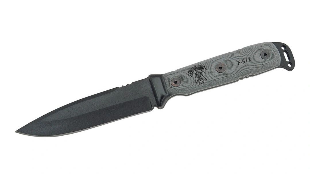 TOPS Mohawk Hunter - Black Canvas Micarta - 1095