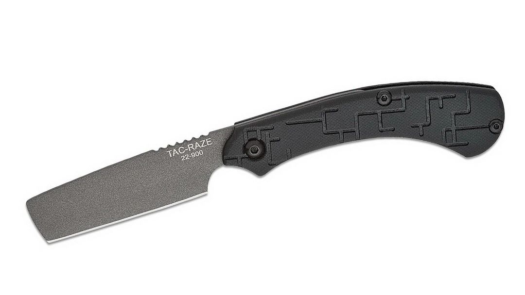 TOPS Tac-Raze 6 Friction Folder w/Leather Sheath - 1095